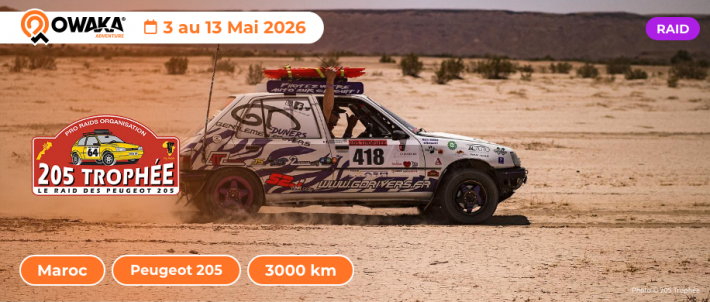 205 Trophée : le raid des Peugeot 205 au Maroc pour les passionnés de ...